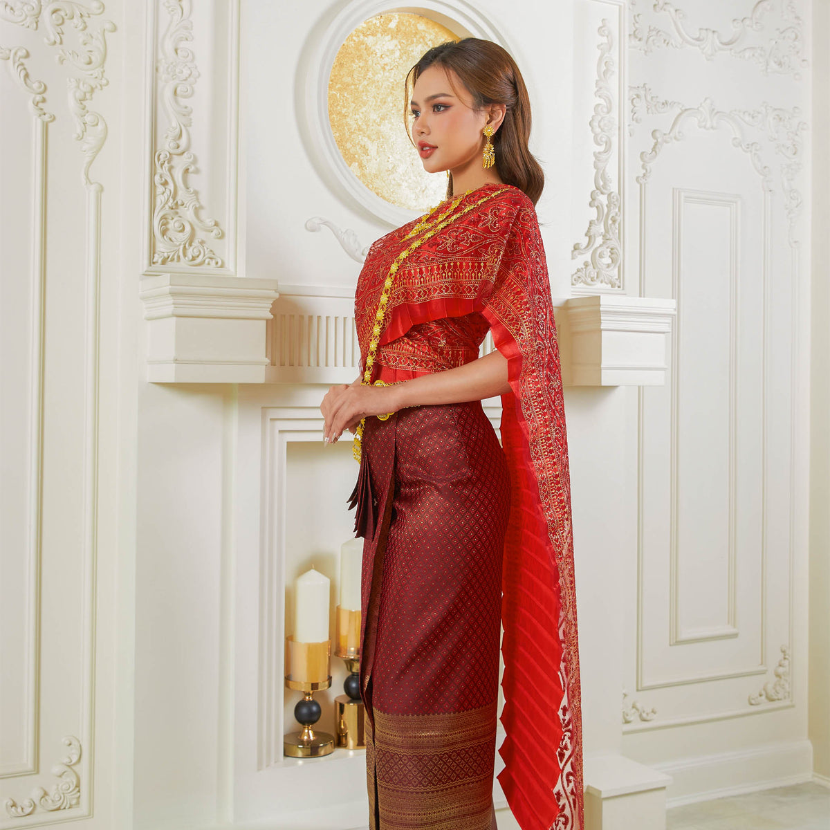 Kanya - Thai Traditional Dress & Thai Traditional Clothing – Thai Outfit