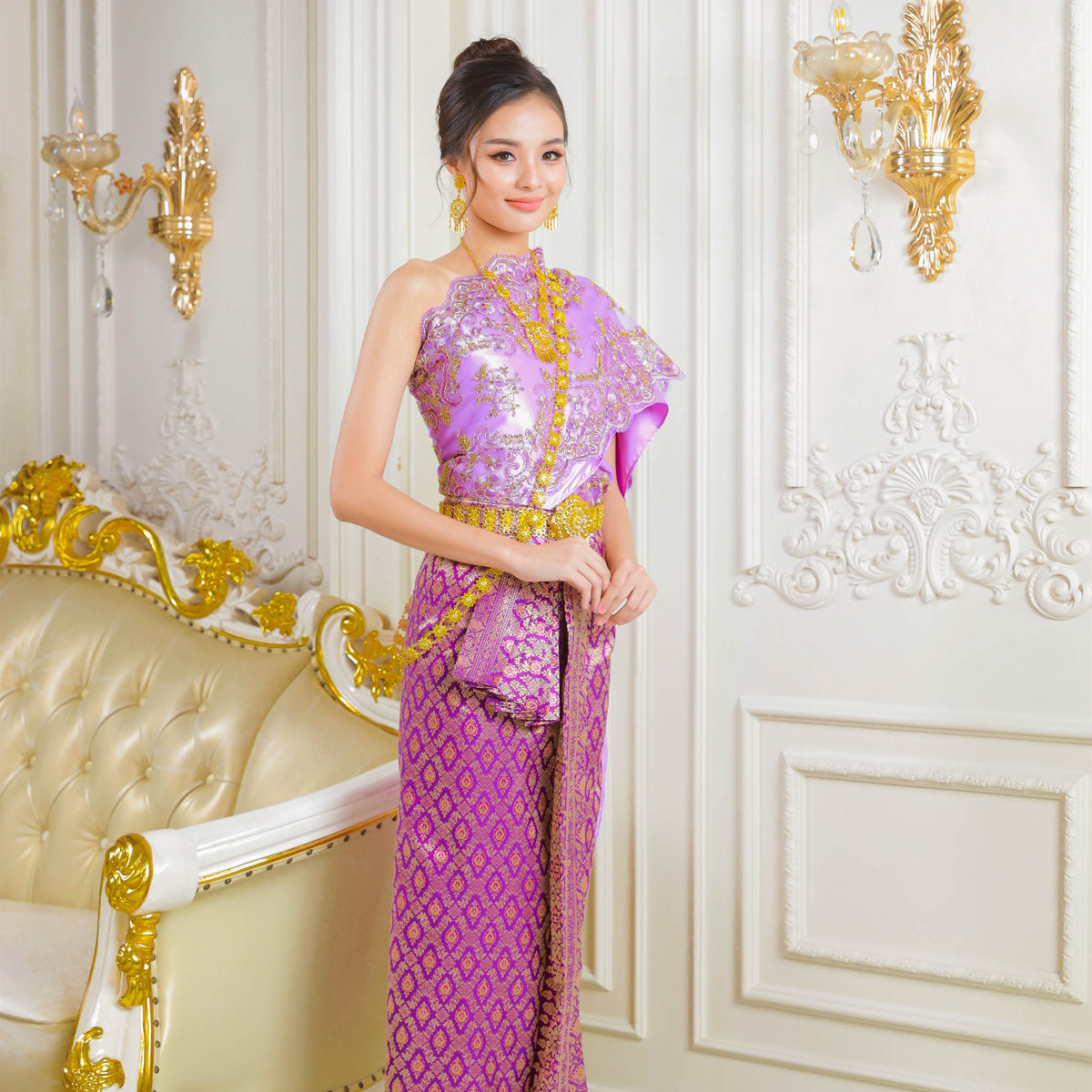 Malee - Thai Traditional Dress & Thai Traditional Clothing – Thai Outfit